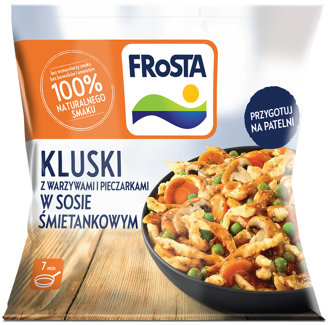 Kluski z warzywami i pieczarkami - FRoSTA.pl