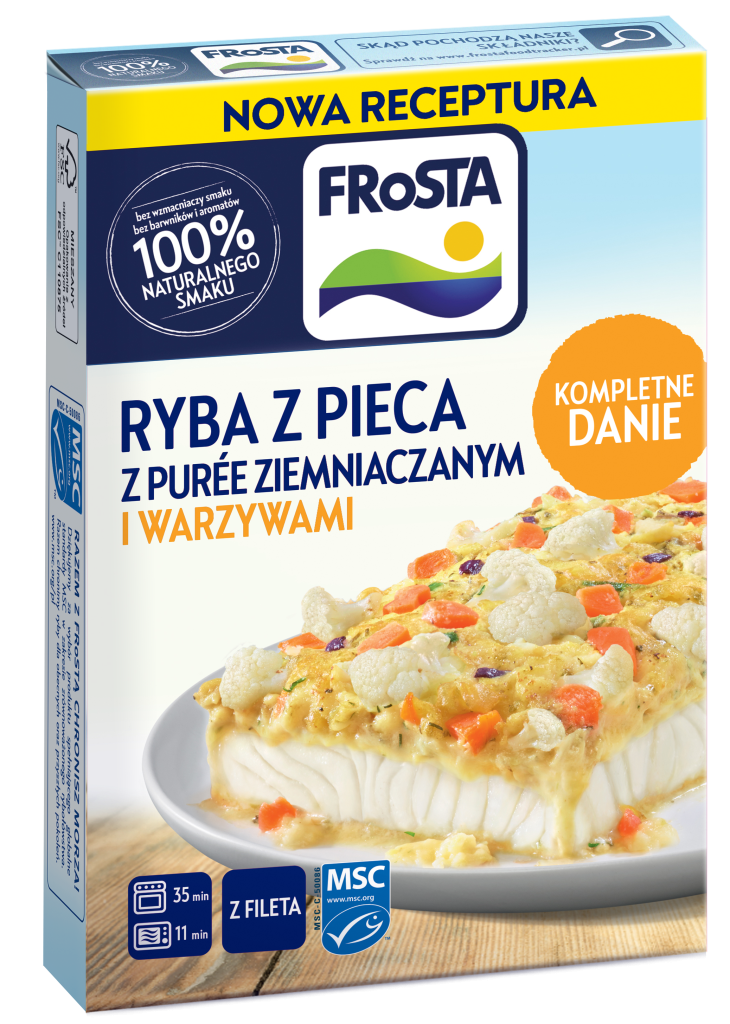 Ryba z pieca z puree ziemniaczanym i warzywami - FRoSTA.pl