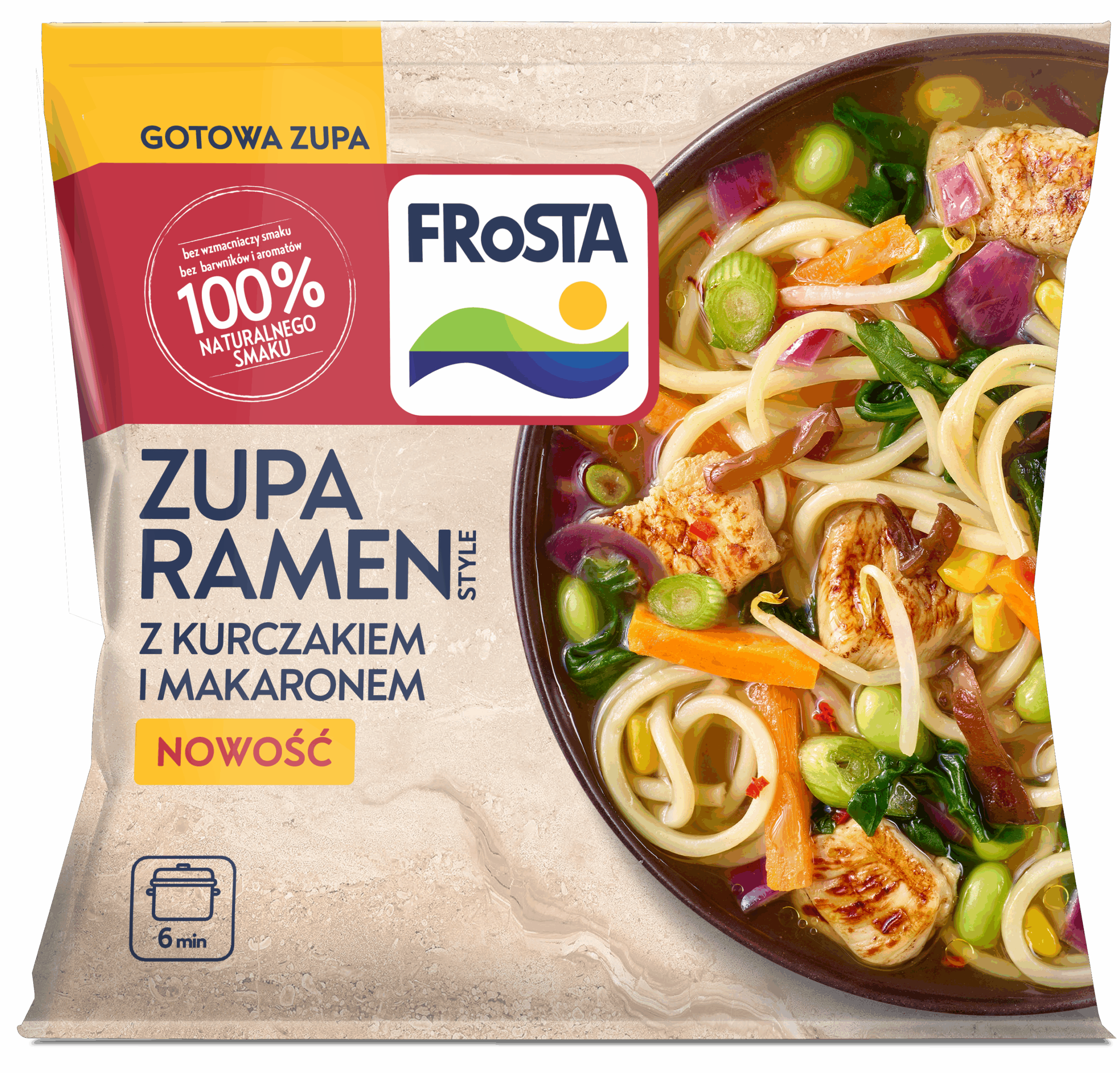 Zupa ramen z kurczakiem i makaronem - FRoSTA.pl